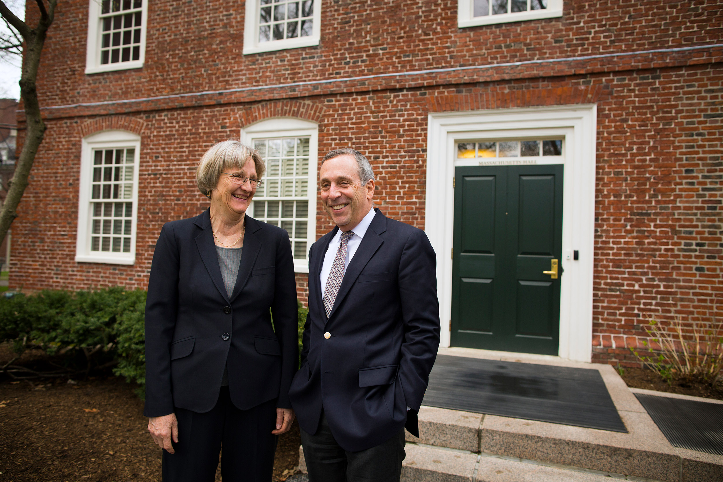 Drew Faust and Larry Bacow on learning from each other — Harvard Gazette
