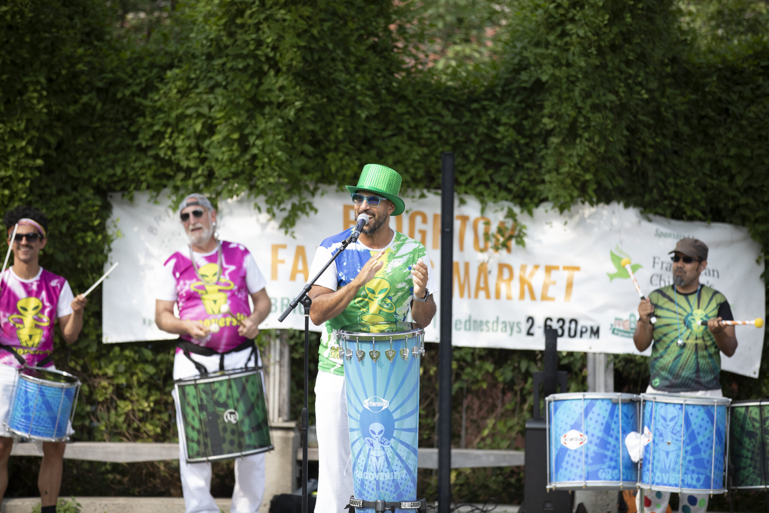 Community members enjoy live music during Concerts in the Common ...