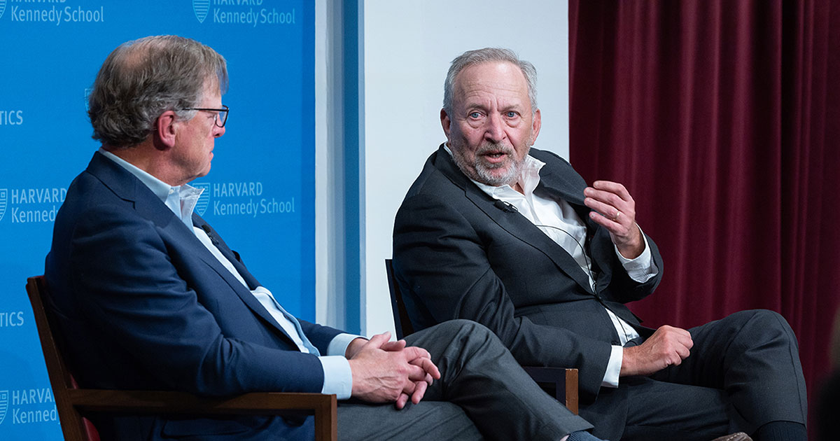 Summers says Trump’s plans could damage economy — Harvard Gazette